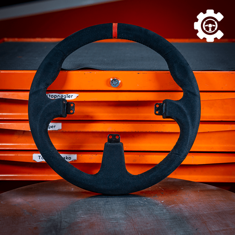 Open D Black Suede Rim | Asetek Simsports Global