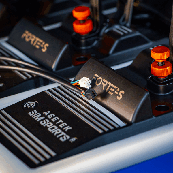 Asetek™ | Extension cables, wheelbase power buttons, and more