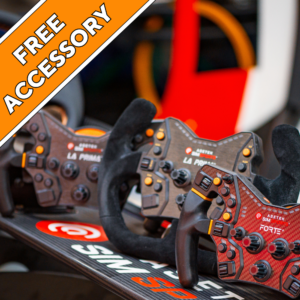 Orange buttons (Encoder + 7-way) | Asetek Simsports US