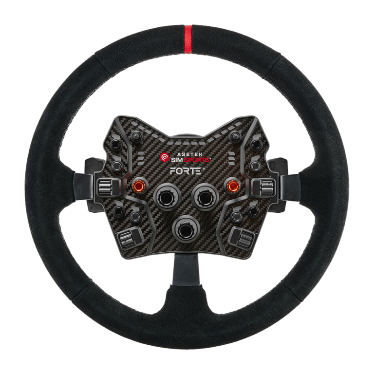 Forte® GT Button Box (Black, Aluminum) – Asetek Racing™ US