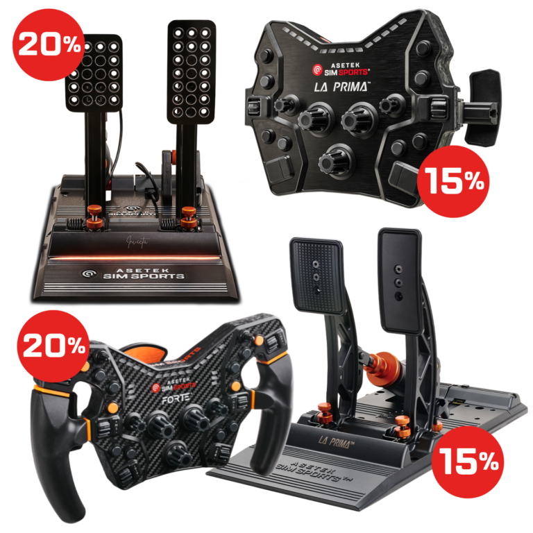 Asetek SimSports® Start Your Sim Racing Journey Here