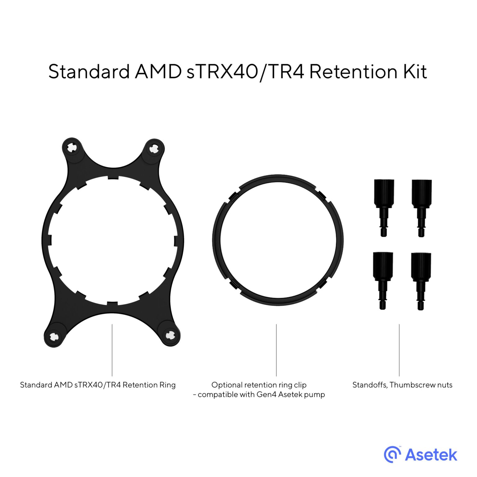 Retention Kit AMD TR4 Standard | Asetek Simsports