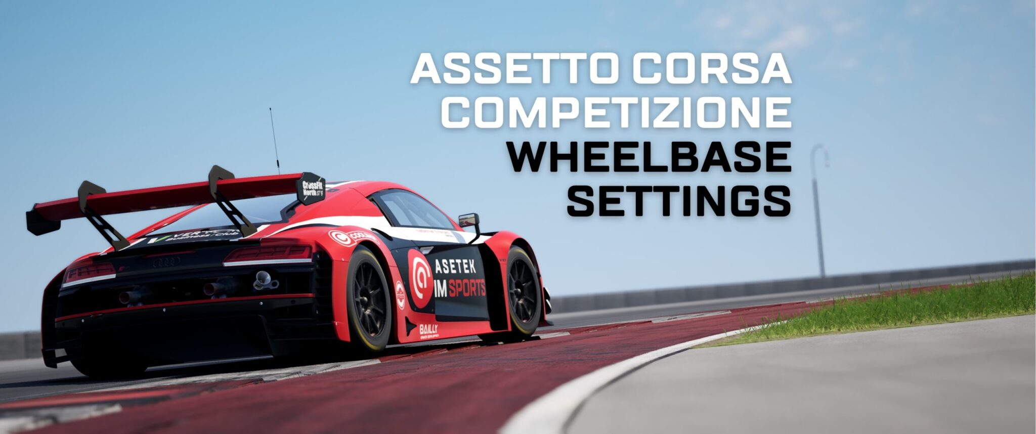 NEW Wheelbase settings for Assetto Corsa Competizione - Asetek Simsports