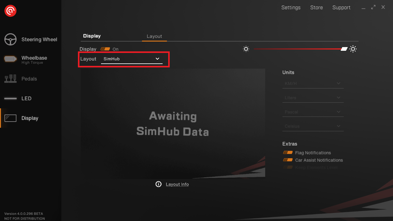 Setup: SimHub Features - Asetek Simsports