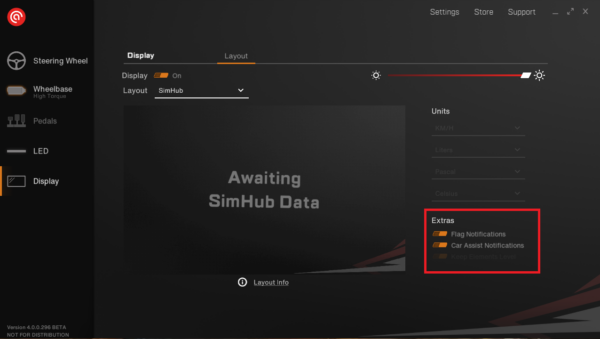Setup: SimHub Features - Asetek Simsports