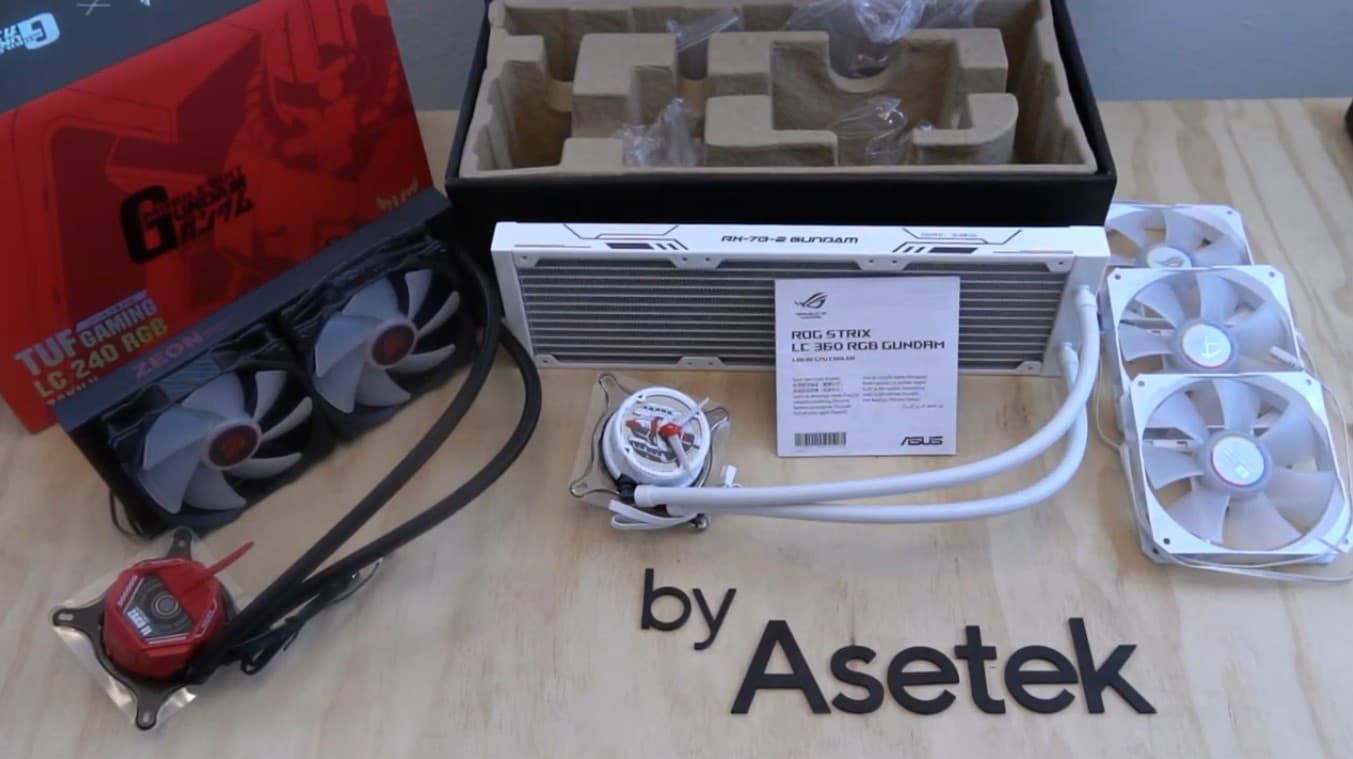 ASUS ROG Gundam AIO Unboxing - Asetek