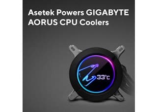 Asetek Powers High Performance CPU Cooler Series from GIGABYTE - Asetek