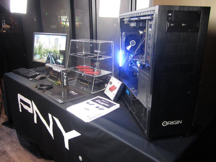 Asetek, PNY, and Origin PC at E3 2011 - Asetek