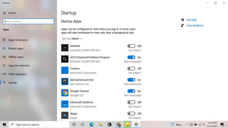 How to Disable Startup and Background Apps - Asetek