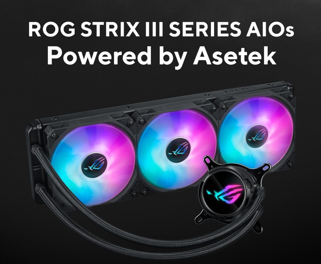 ROG STRIX LC III ARGB Powered by Asetek Gen7 V2 Tech - Asetek